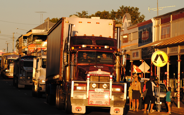 Convoy arrives in Canberra; ATA dismisses protest - Fully Loaded