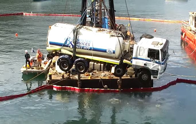 Submerged sewage truck shipshape after salvage | News