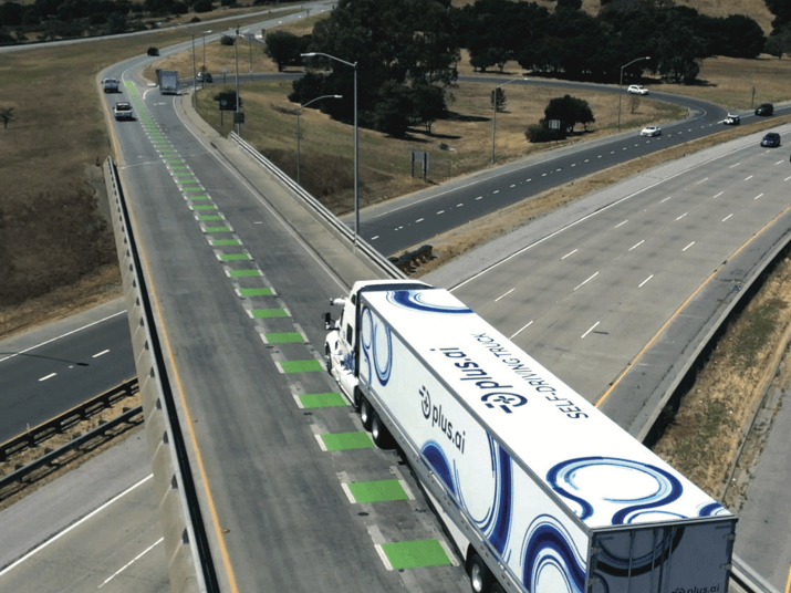 Plus.ai t takes loaded autonomous semi across the US | News