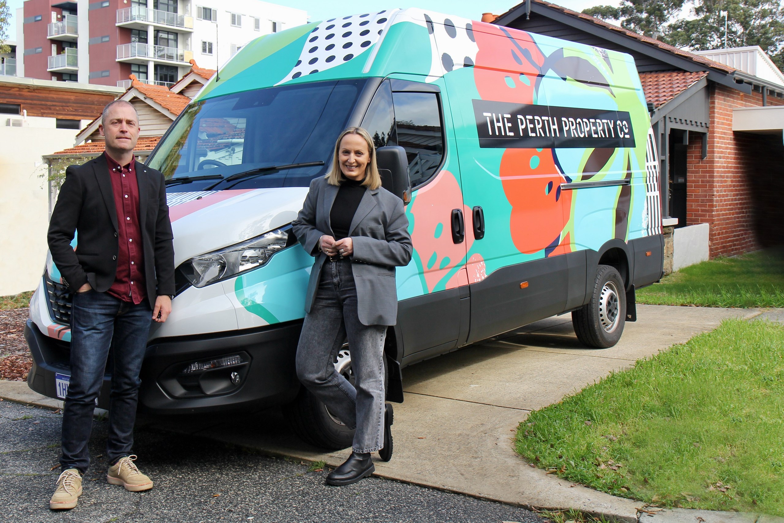 Colourful van boosts impact for Perth property team