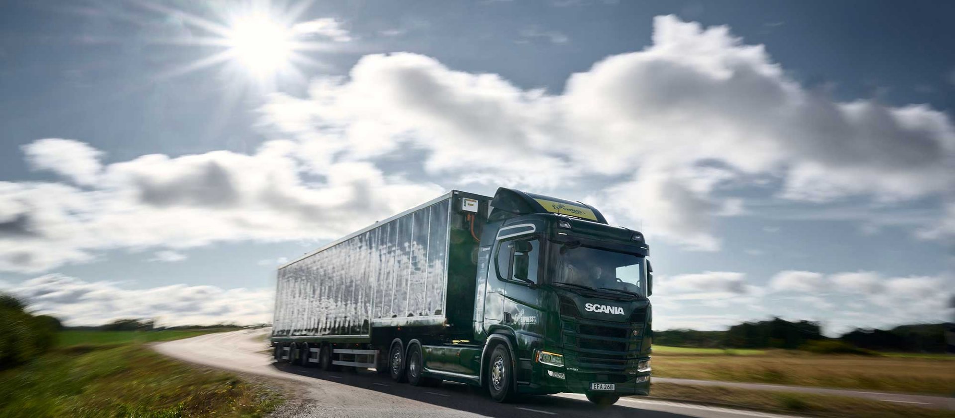 Scania puts first solar powered hybrid truck to the test | News