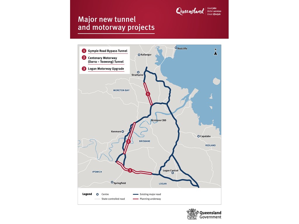 Centenary Motorway Upgrade options released - Fully Loaded