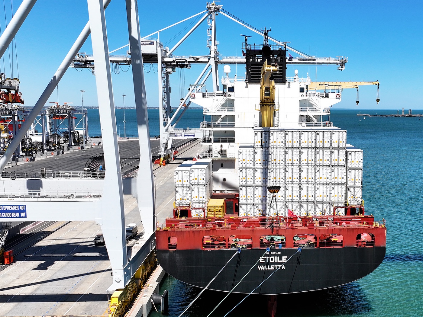 MSC Eagle service makes inaugural VICT call in Melbourne